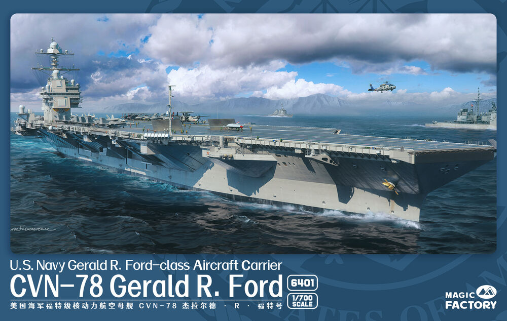 U.S. Navy Gerald R. Ford-class aircraft carrier- USS Gerald R. Ford CV