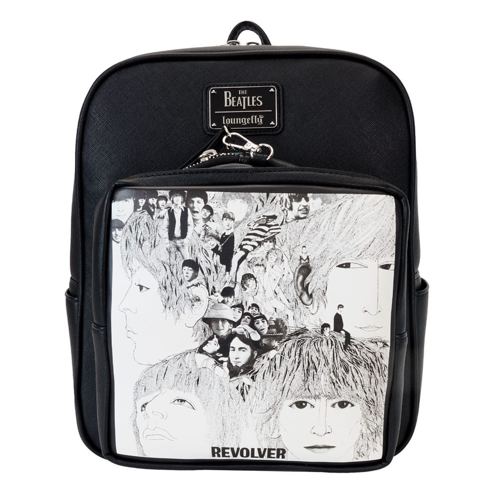 The Beatles by Loungefly Mini Backpack Revolver Album with Record Pouc